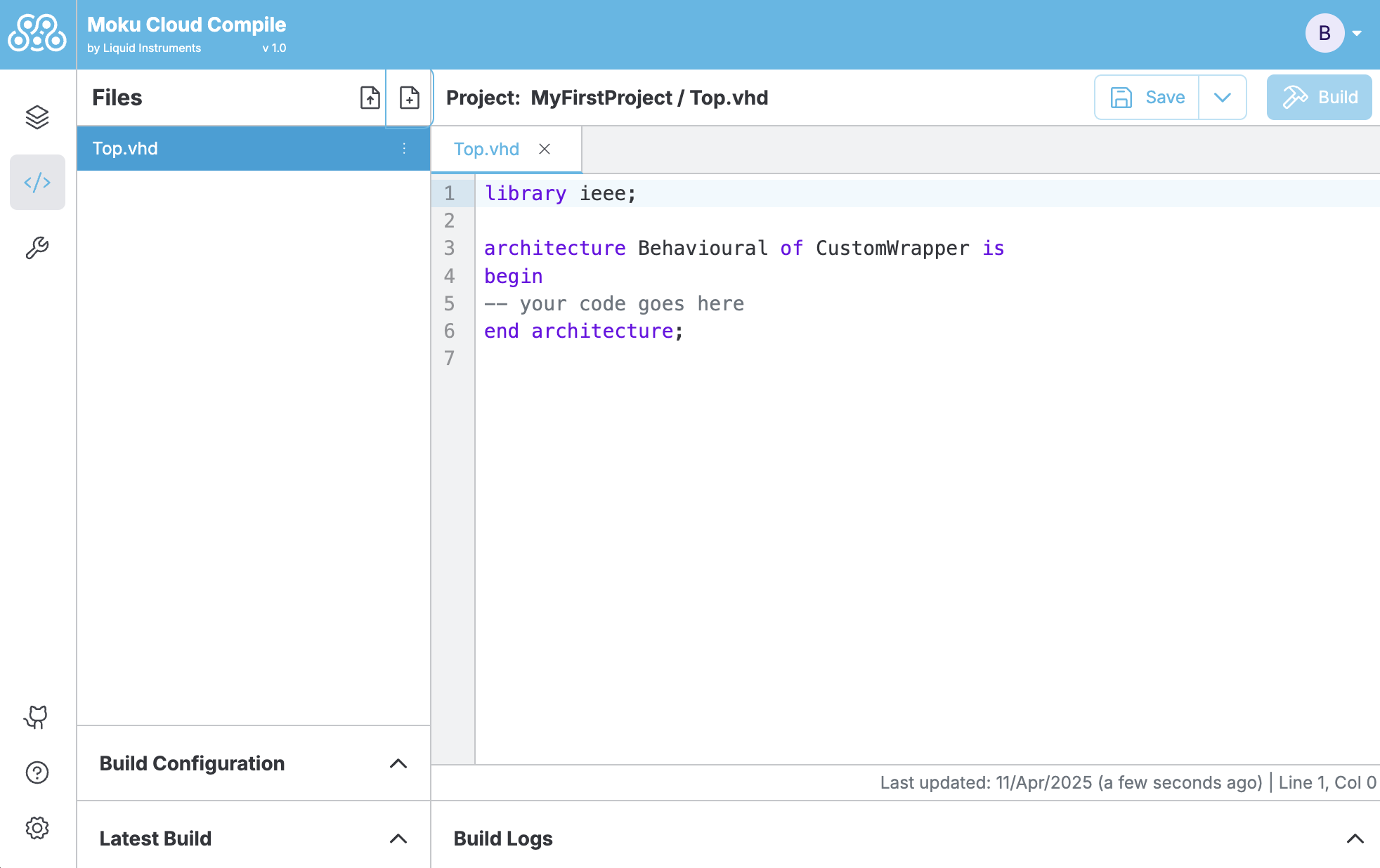 Moku 云编译入门指南 - Liquid Instruments