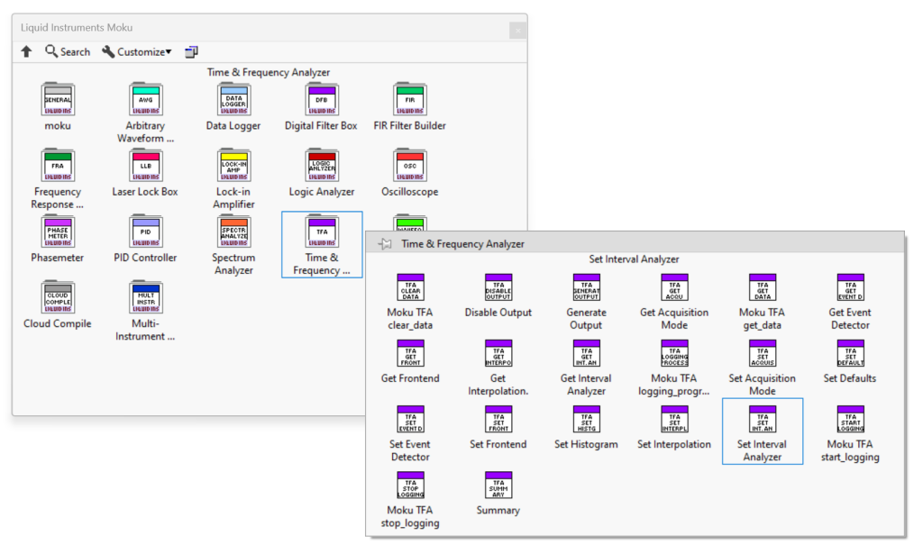 LabVIEW API - Liquid Instruments
